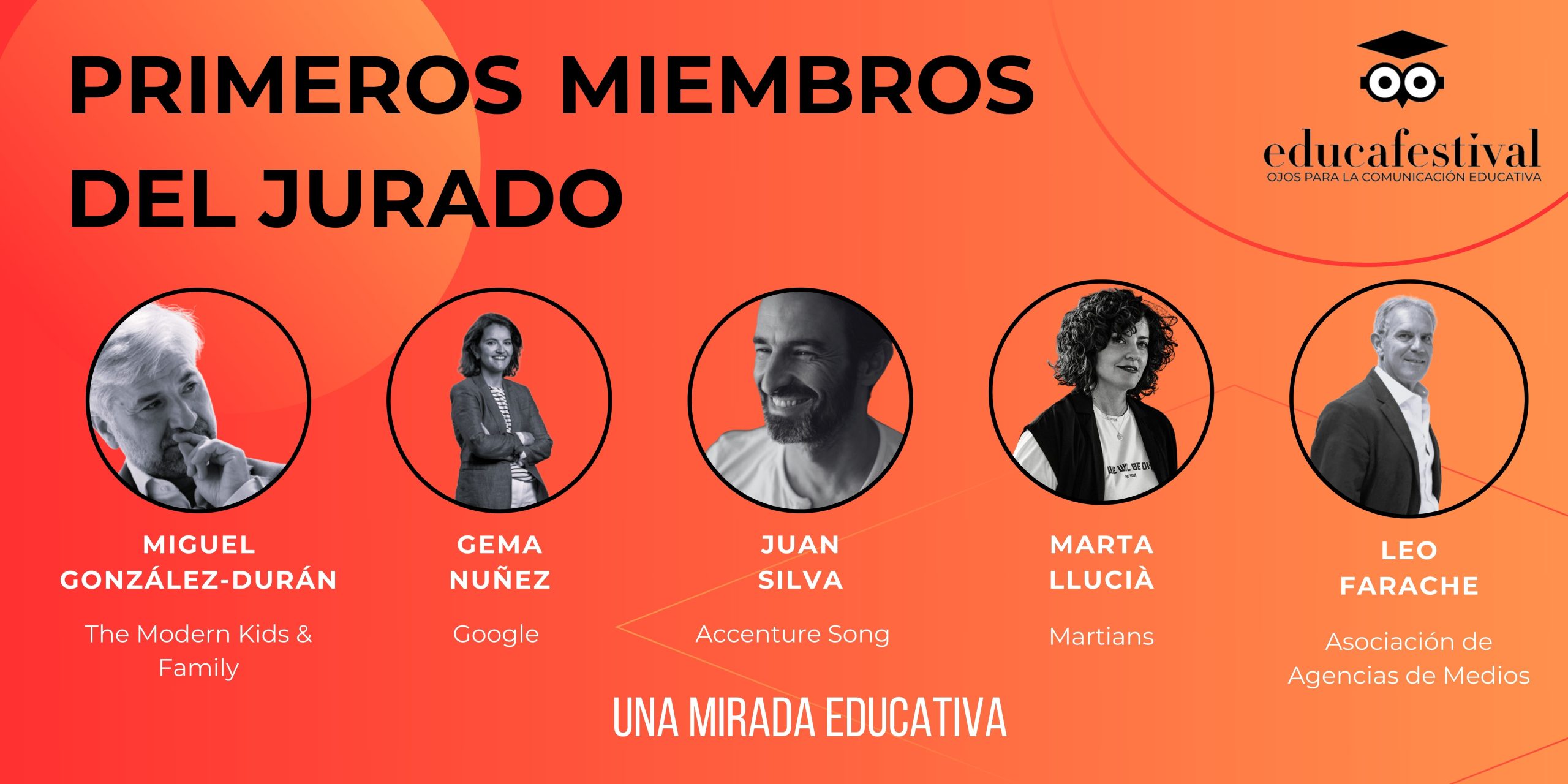 Primeros miembros del jurado - EducaFestival
